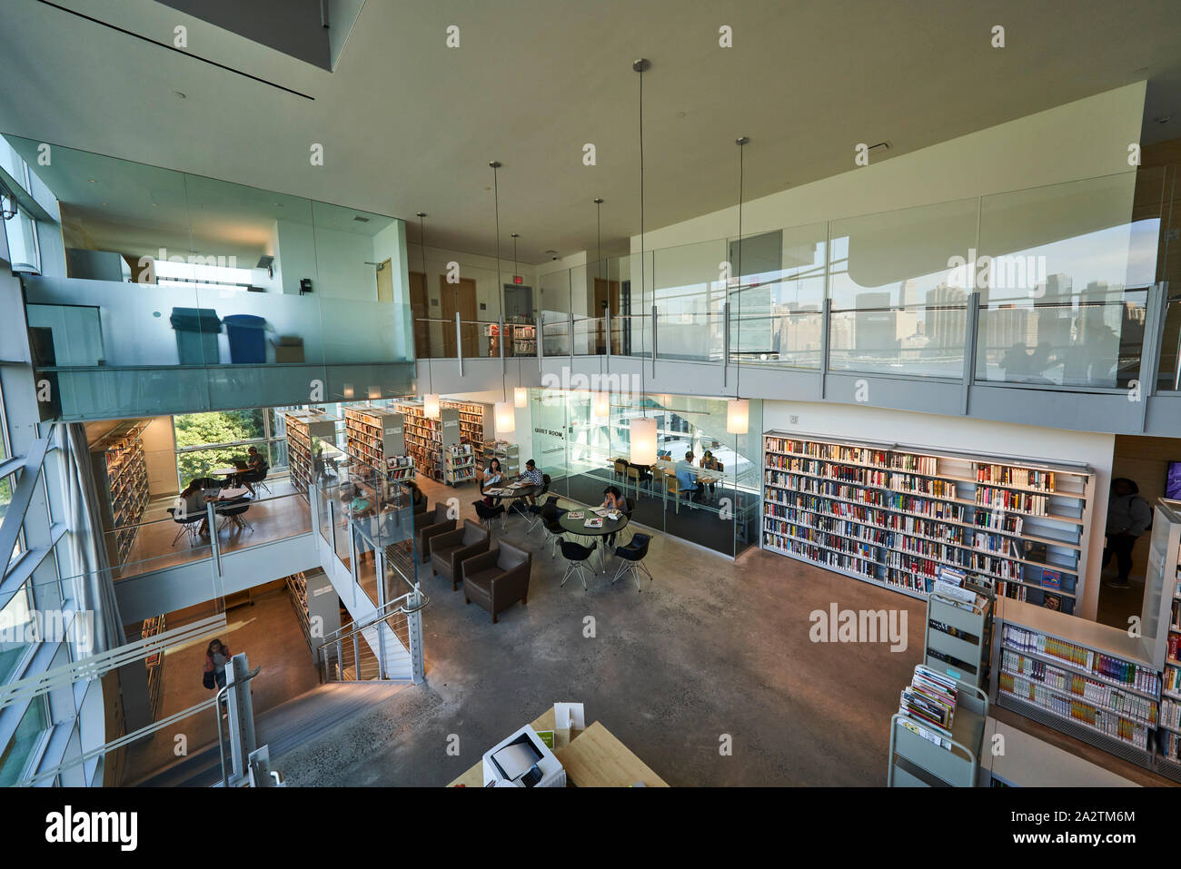 Hunters Point Community Library, designed by Steven Holl Architects ...