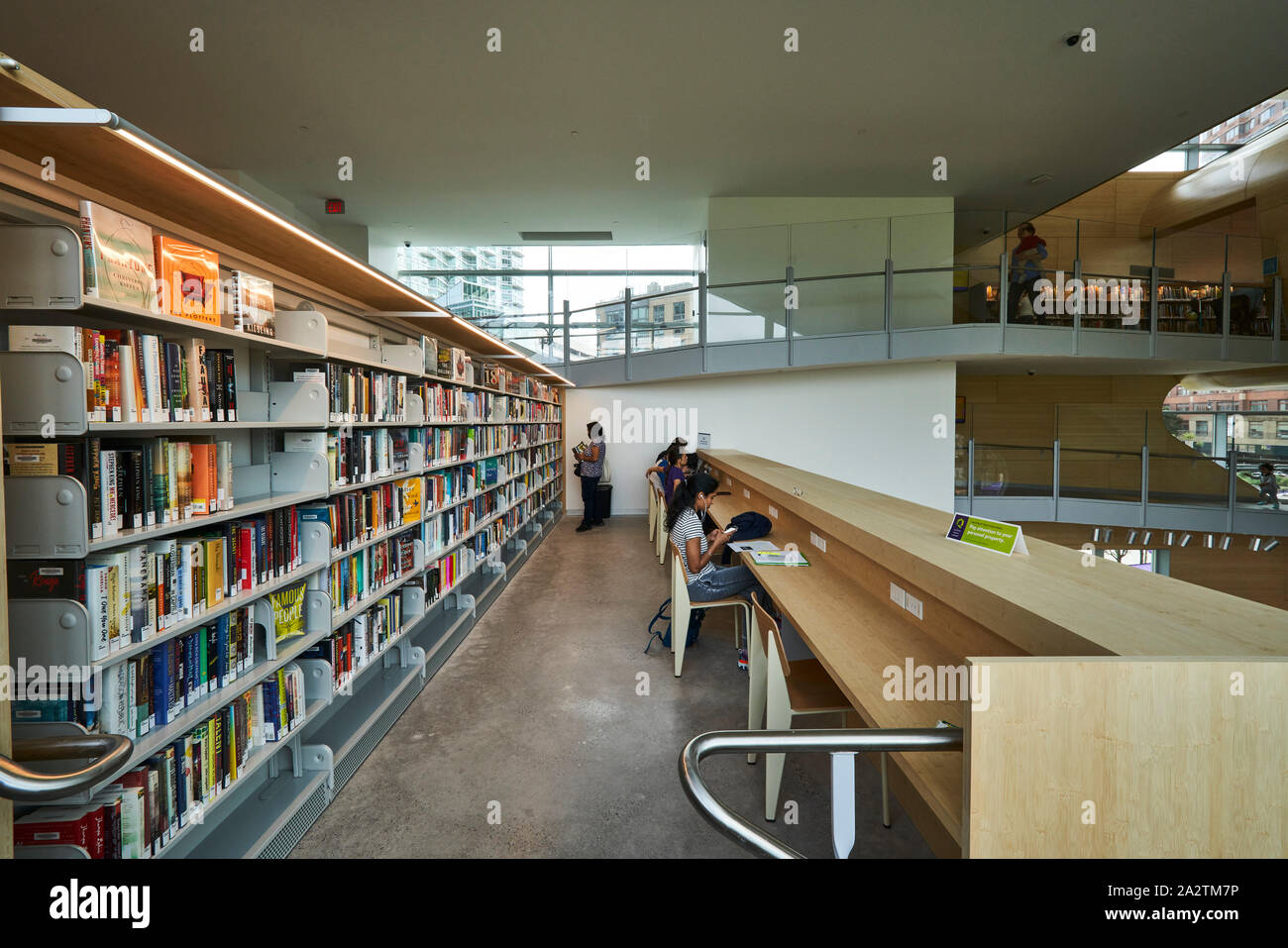 Hunters Point Community Library, designed by Steven Holl Architects ...