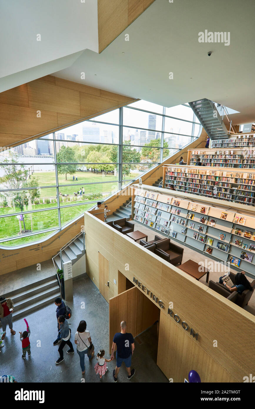 Hunters Point Community Library, designed by Steven Holl Architects ...