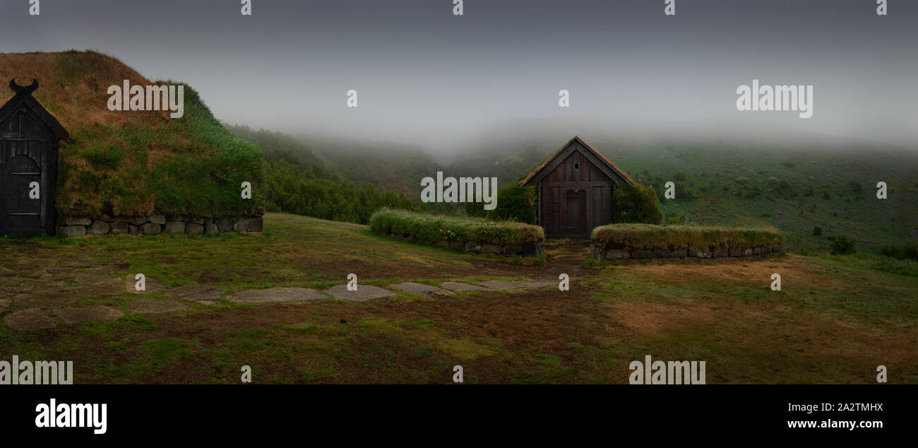 Icelandic viking door hi-res stock photography and images - Alamy