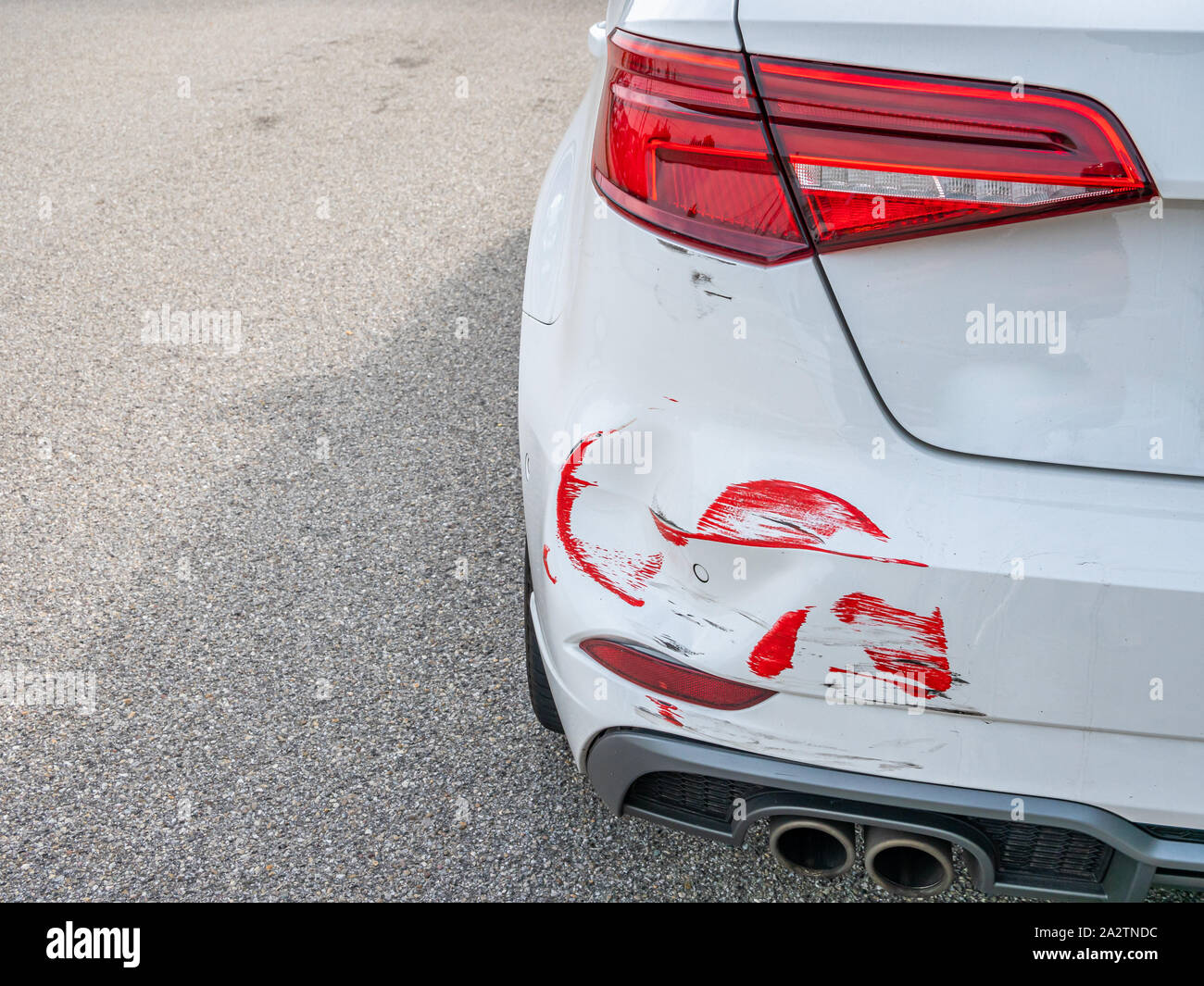 Rear fender damage hi-res stock photography and images - Alamy