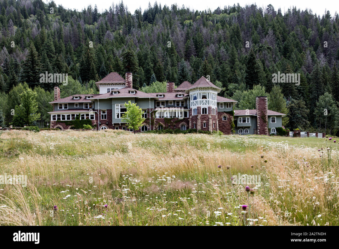 Redstone Castle, also known as Cleveholm Manor, built in 1897 as the ...