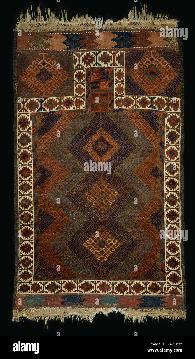 prayer rug, Baluchi people, early 20th century, wool, 37 x 63 in., 94.0 ...