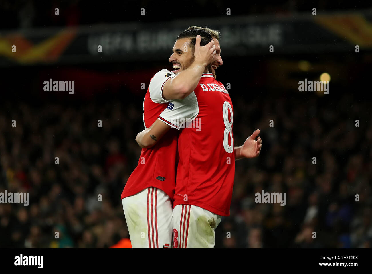 Emirates Stadium, London, UK. 3rd Oct, 2019. UEFA Europa League ...