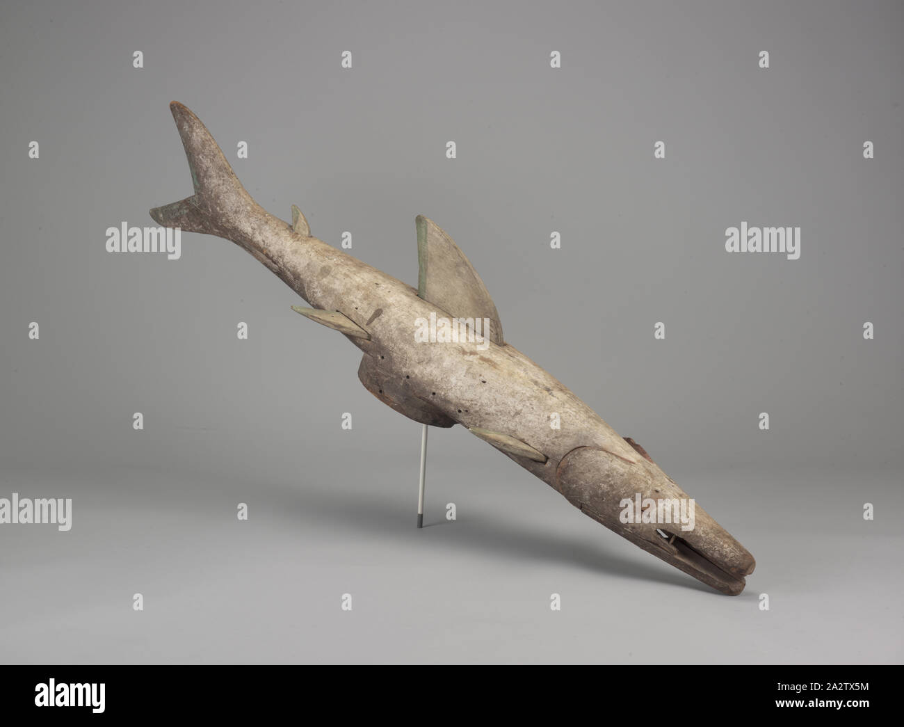 cap mask in the form of a shark, Abua people, 20th century, wood ...