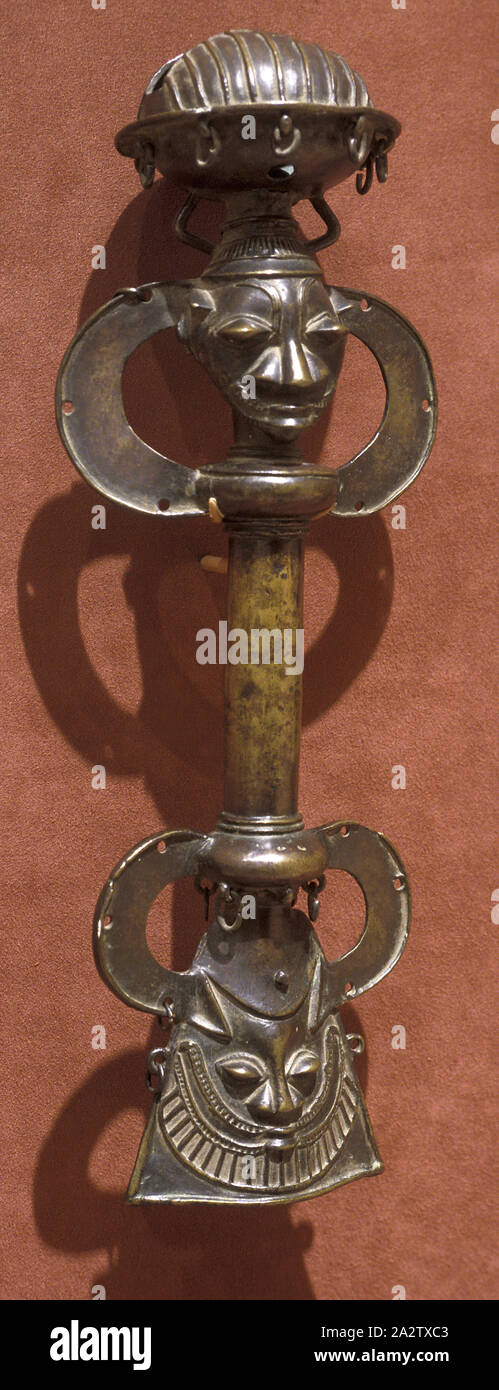 rattle for Osugbo association, Ijebu people, mid-18th century to mid ...