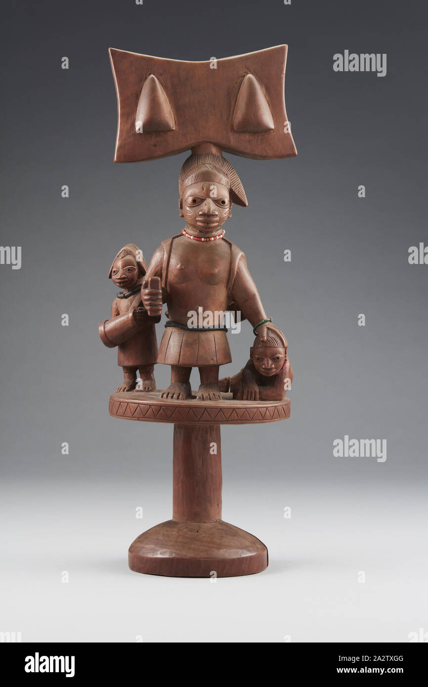 Sango staff (Ose Sango), Duga of Meko (Nigerian, 1880-1960), 20th ...