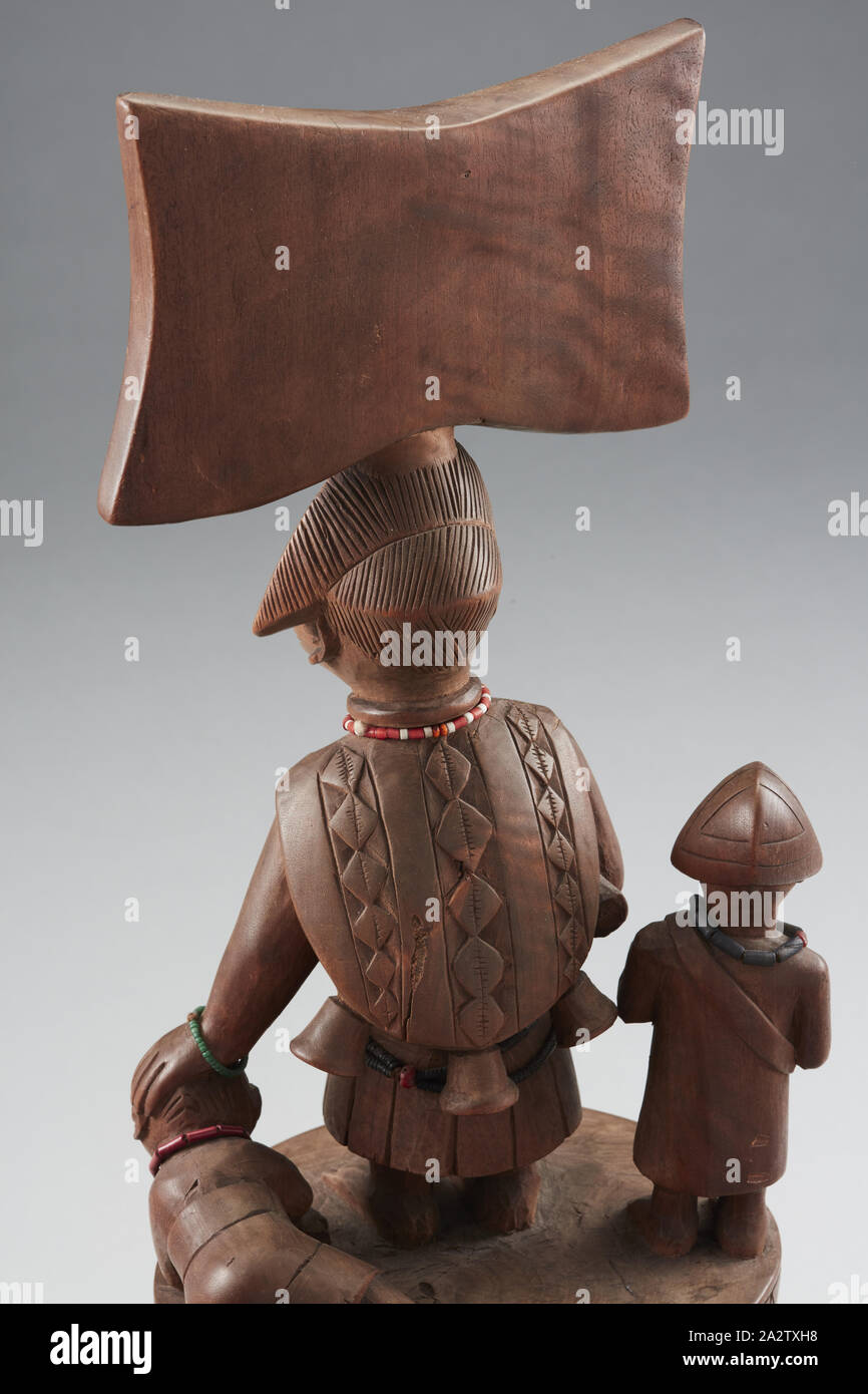 Sango staff (Ose Sango), Duga of Meko (Nigerian, 1880-1960), 20th ...