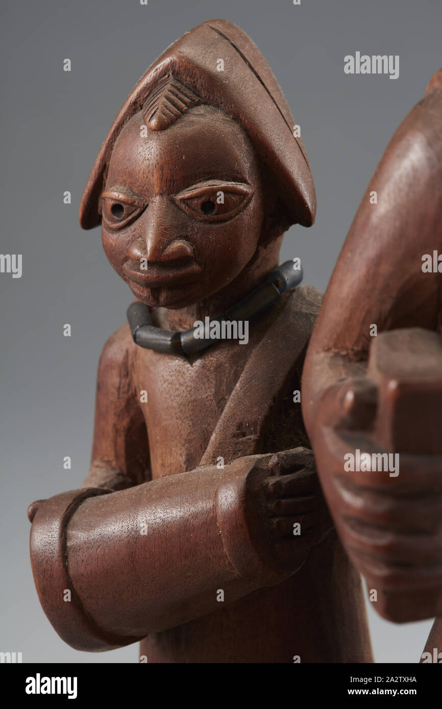 Sango staff (Ose Sango), Duga of Meko (Nigerian, 1880-1960), 20th ...