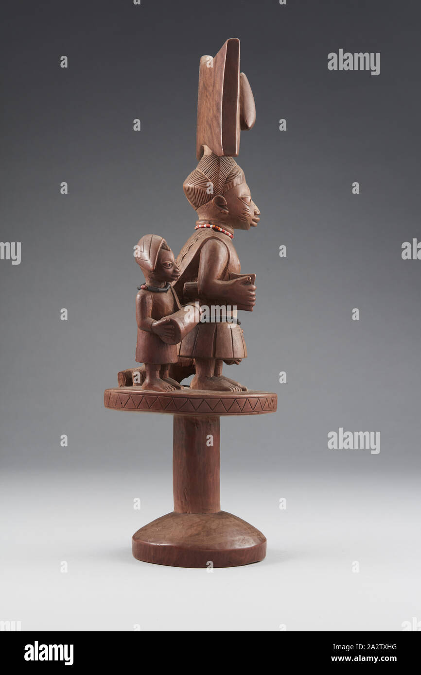 Sango staff (Ose Sango), Duga of Meko (Nigerian, 1880-1960), 20th ...