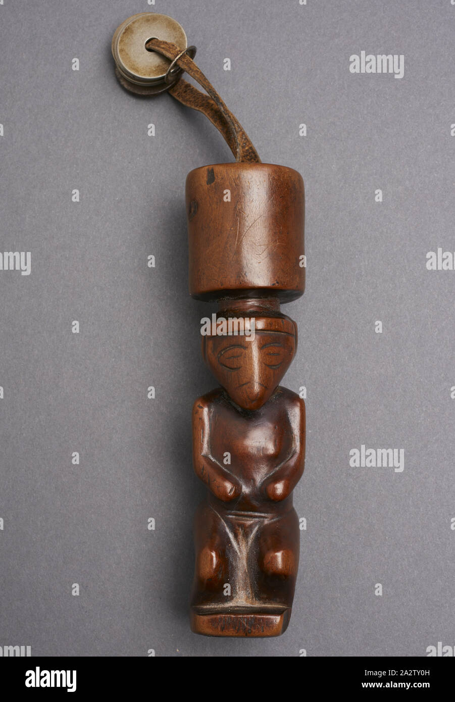 tobacco mortar in the form of a male figure, Chokwe people, 1880-1930 ...