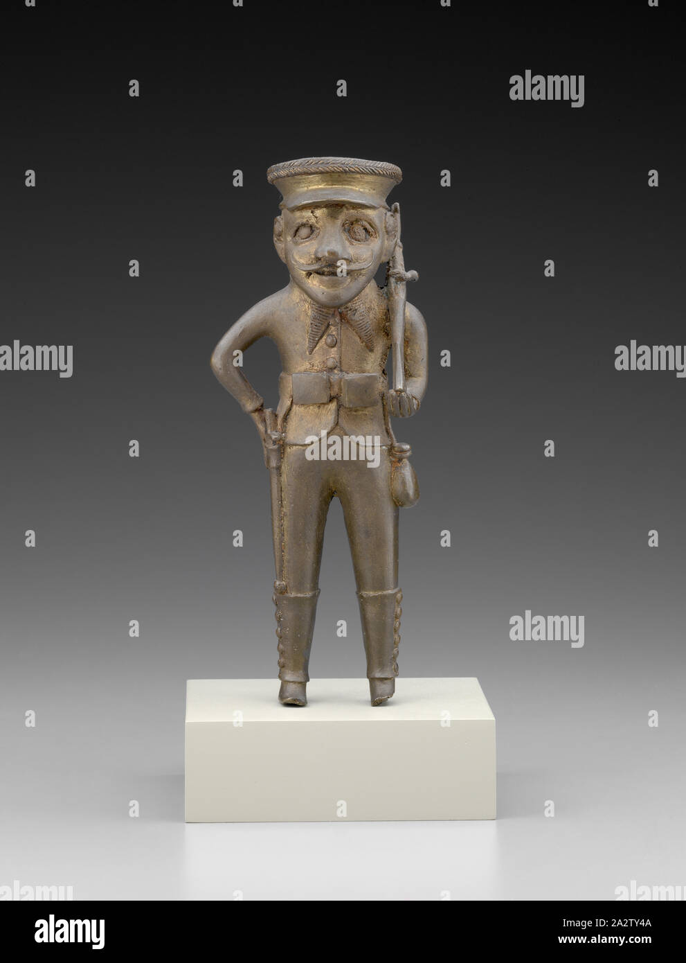 tobacco pipe bowl in human form, Bamum people, early 20th century ...