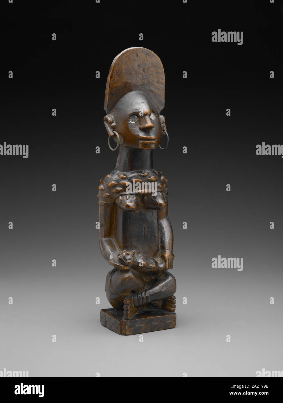 female figure with child (Phemba), Yombe people, late 19th century ...