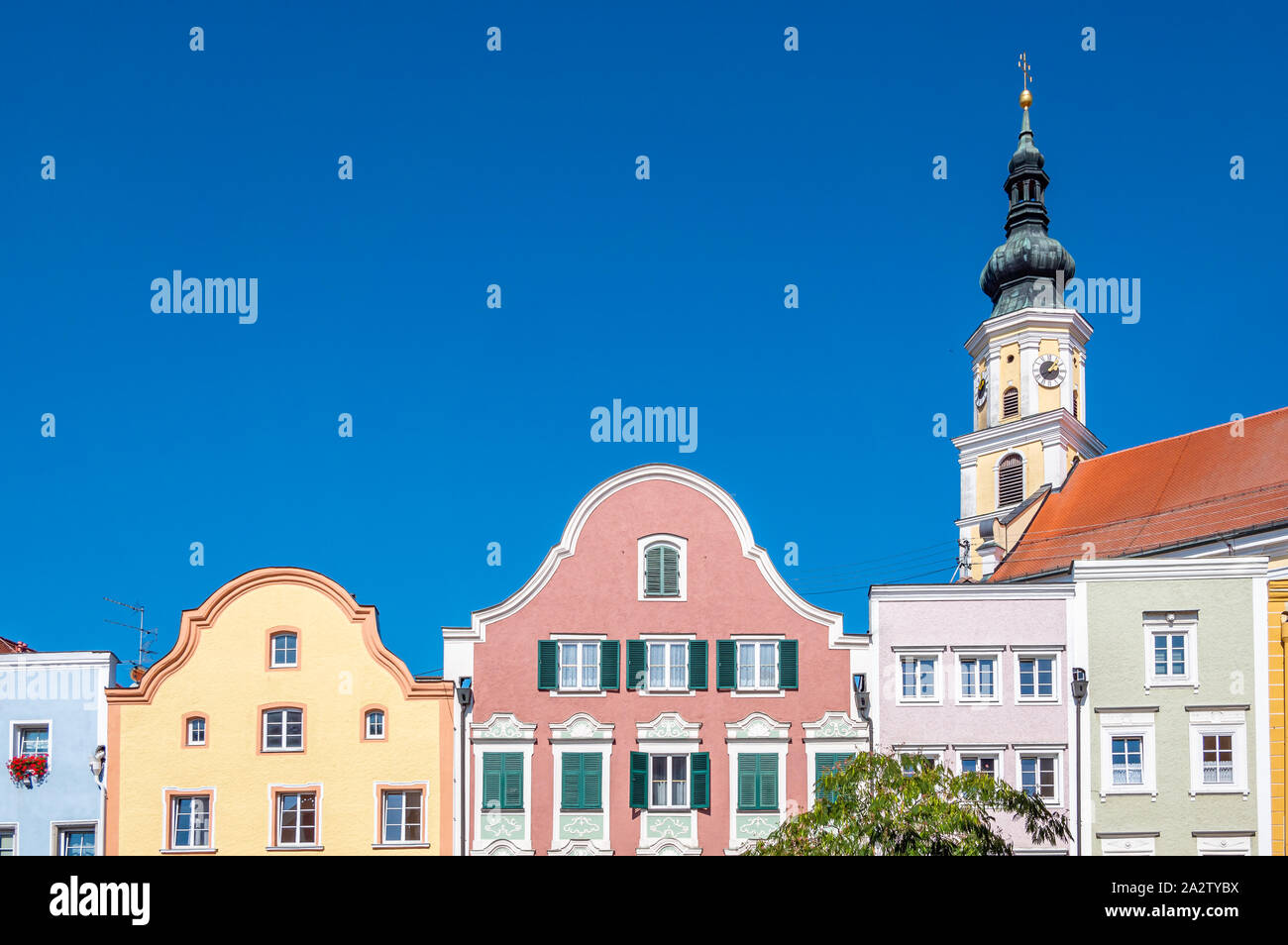 Baroque city Schaerding in Upper Austria Stock Photo - Alamy