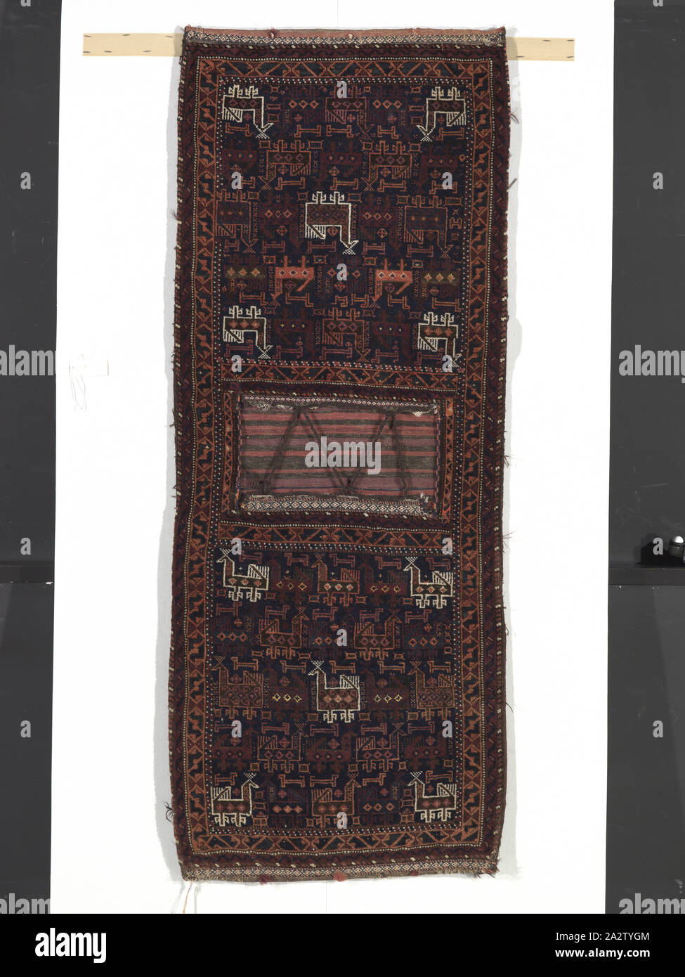 saddle bag, Baluchi people, mid-19th century, wool with silk, Textile ...