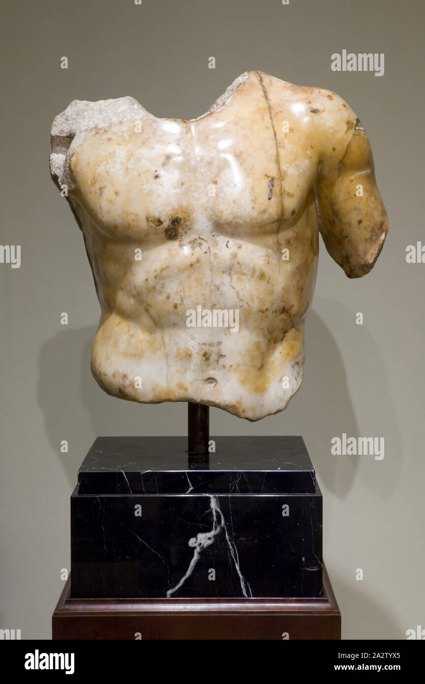 Heroic Torso, Unknown, 1st century B.C.E., marble, 19 x 25 x 16 in ...