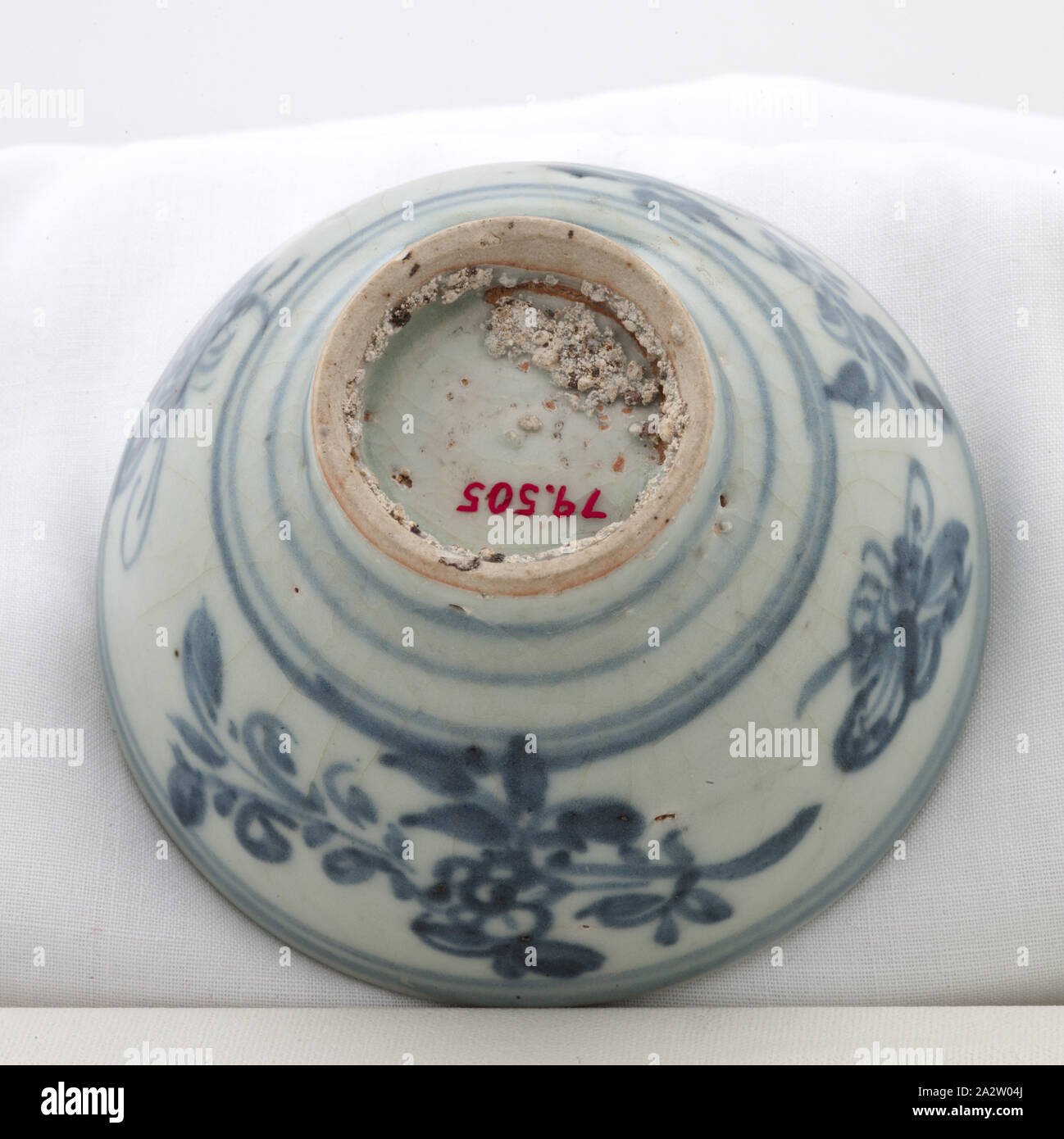 bowl, Ming dynasty, Ming dynasty, 1500-1599, porcelain with blue ...