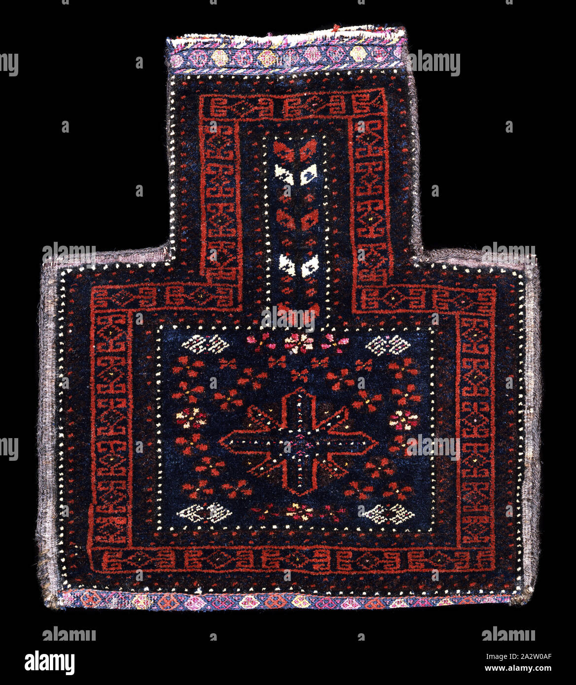 salt bag, Baluchi people, about 1900, wool, 17 x 18 in., Textile and ...