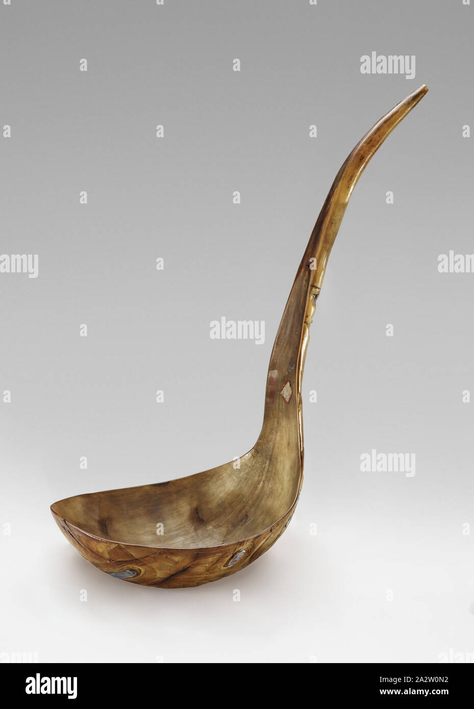 ceremonial feast ladle with representations of killer whale, bear, and ...