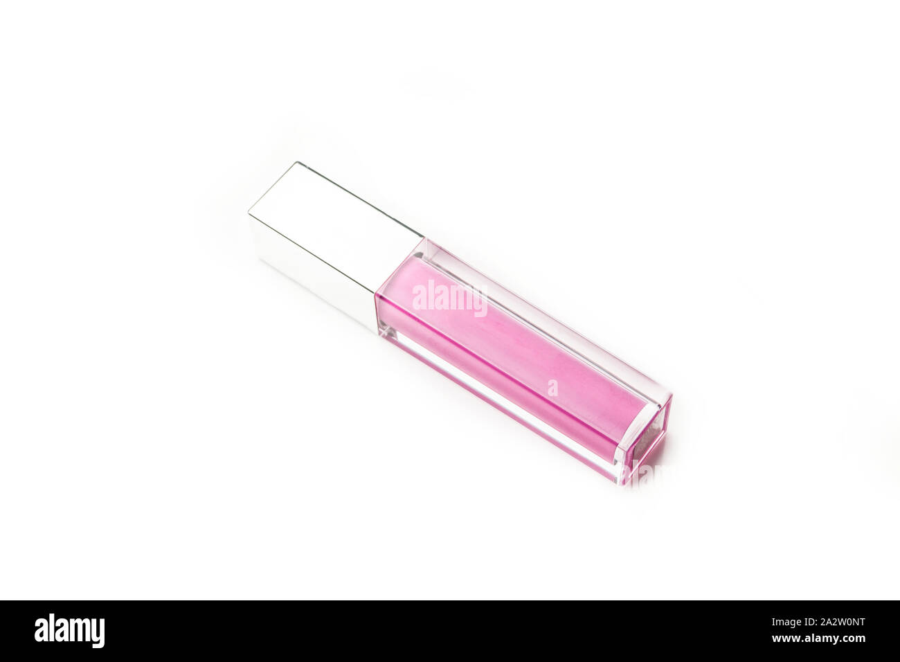 lip gloss on white background Stock Photo - Alamy