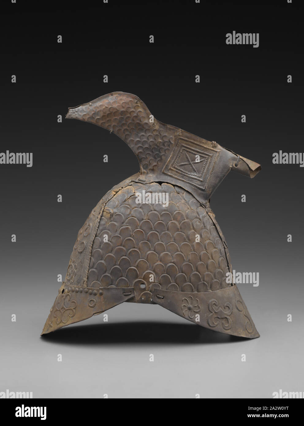 chief's hat, Kongo people, 1900-1940, steel, H: 12-1/2 in., African Art ...