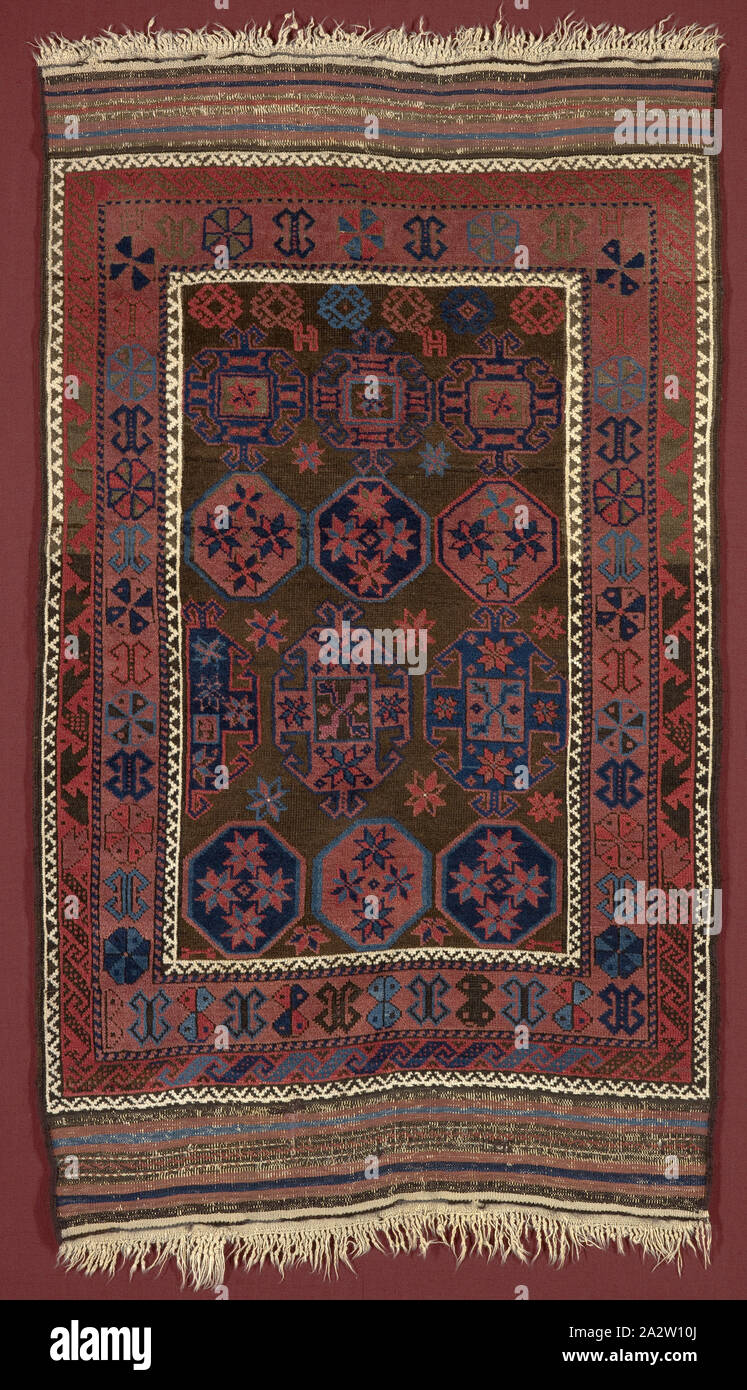 Rug, Baluchi people, about 1875, wool, 36 x 65 in., 91.4 x 165.1 cm ...