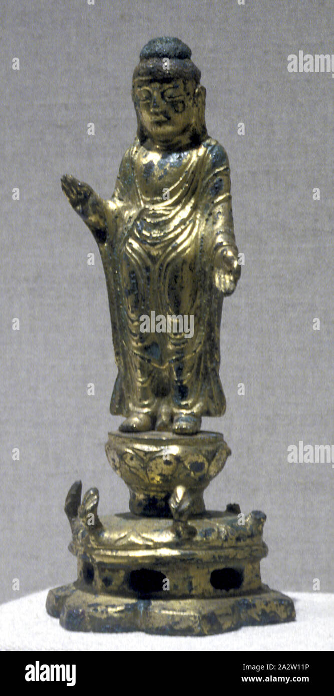 Standing Buddha, Unified Silla Kingdom, Unified Silla Kingdom, 700s ...