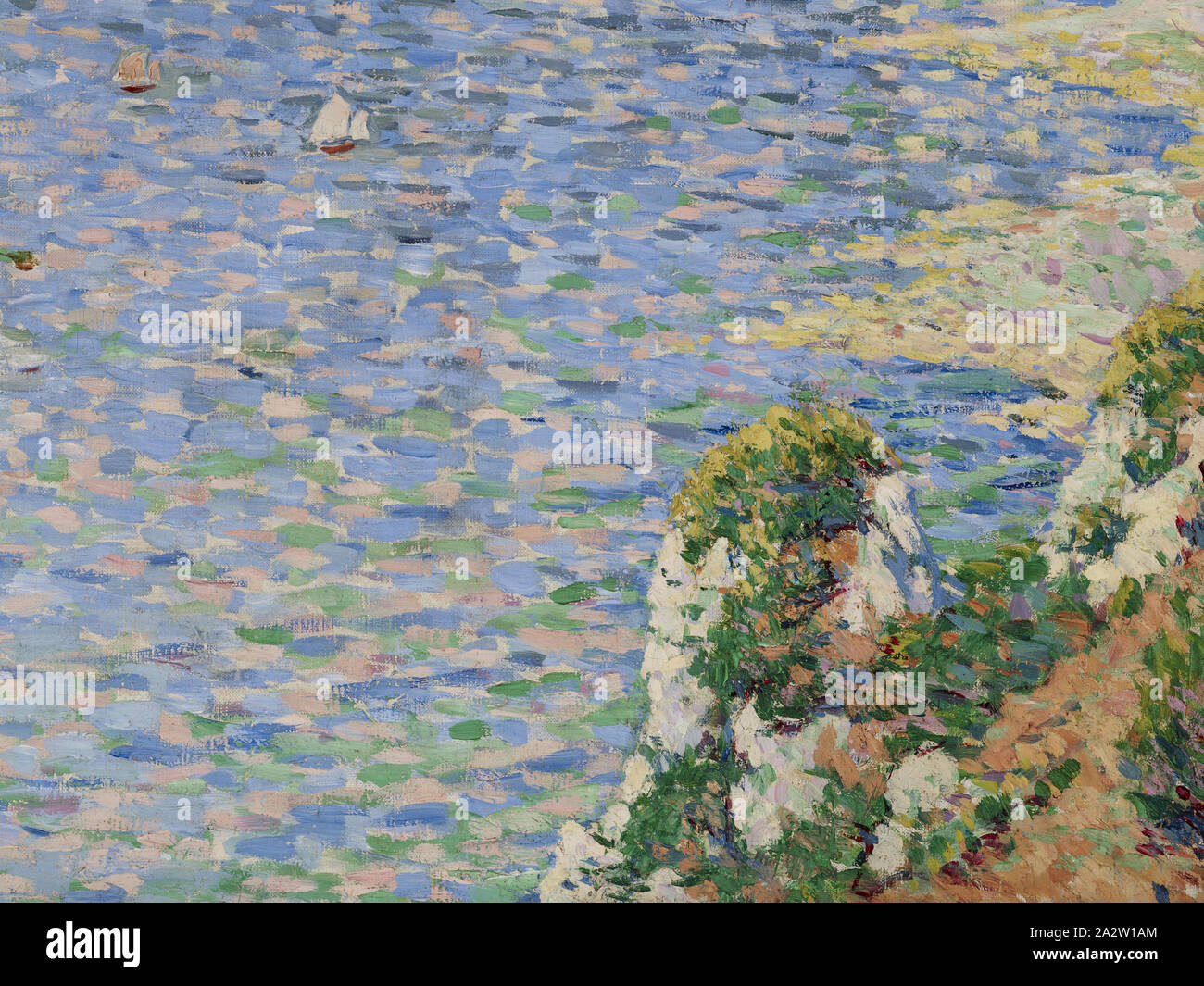 A View of the Cliffs at Etretat, Claude Emile Schuffenecker (French ...