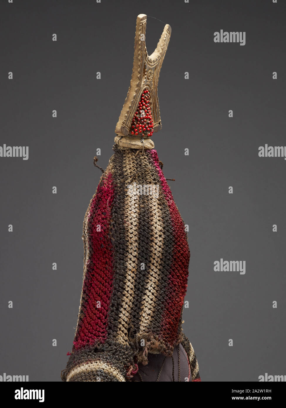 masquerade costume and headdress, Koro people, mid-20th century, wood ...