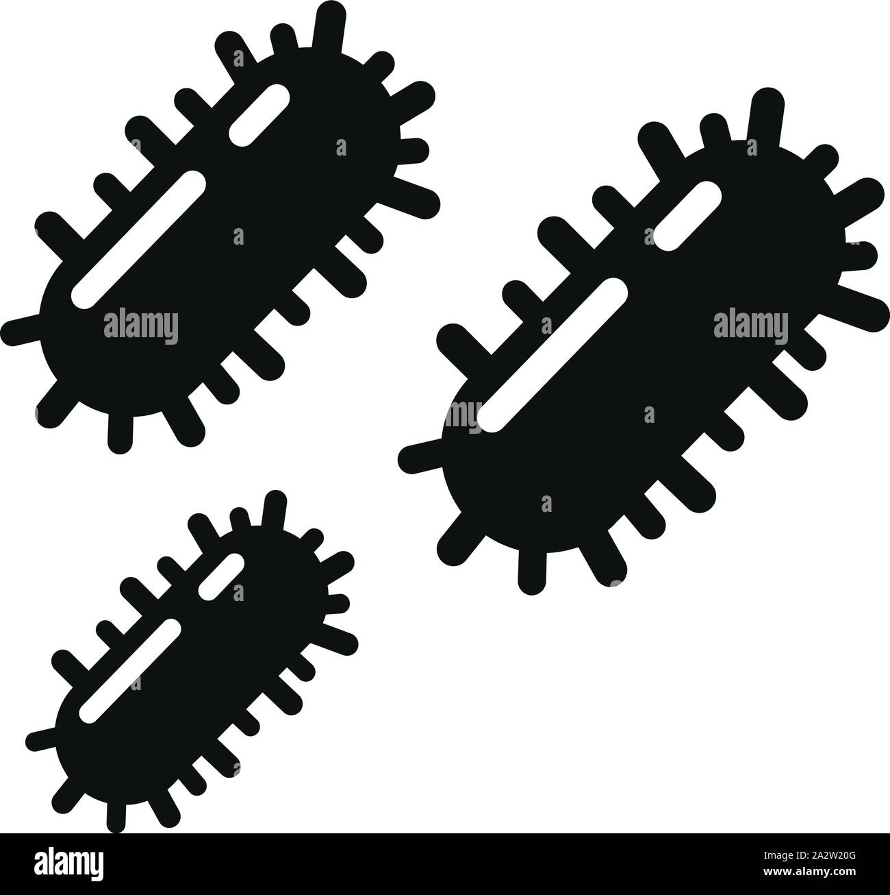 Infection virus icon. Simple illustration of infection virus vector ...
