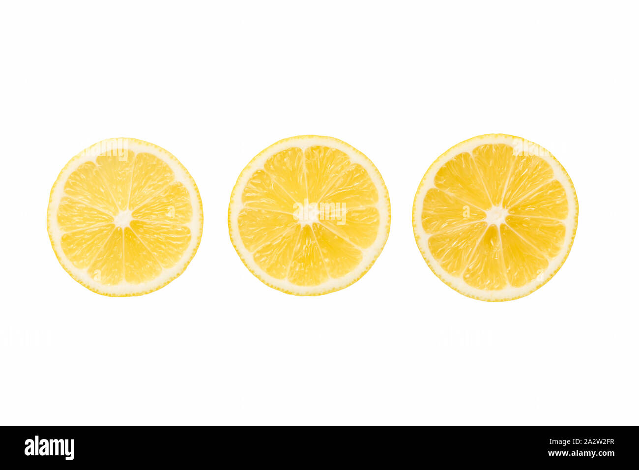 Lemon on white background isolated. Flat lay Stock Photo - Alamy