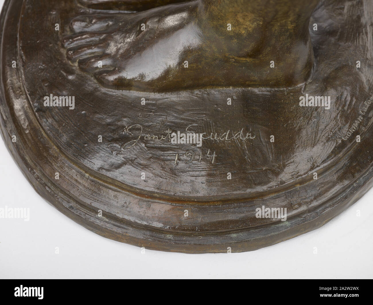 Seaweed Fountain, Janet Scudder (American, 1869-1940), Gorham ...