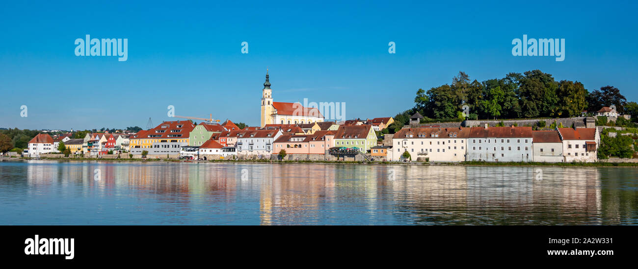Baroque town scharding austria hi-res stock photography and images - Alamy