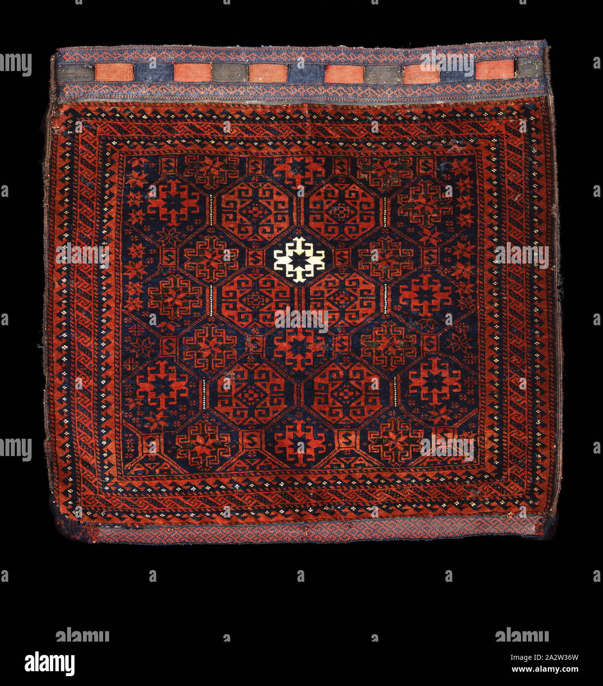 tent bag, Baluchi people, mid-19th century, wool, 28 x 30 in., Textile ...