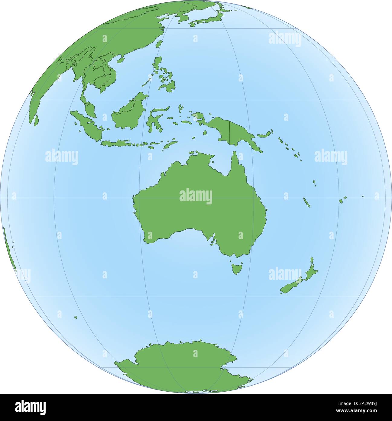 Map of globe hi-res stock photography and images - Alamy