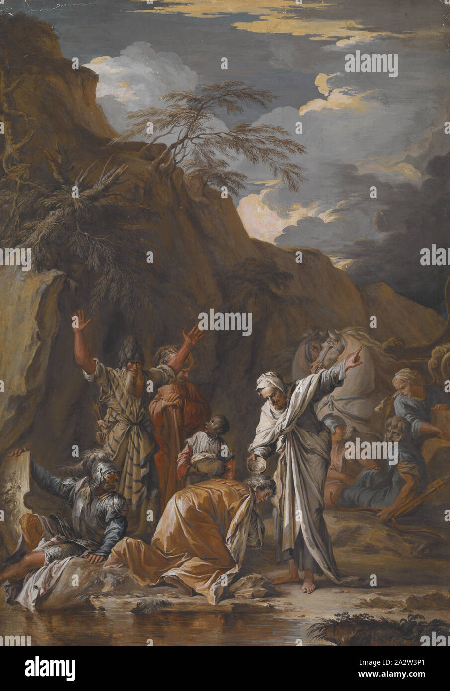 St. Philip Baptising the Eunuch, Joseph Goupy (British, 1686-1770 ...