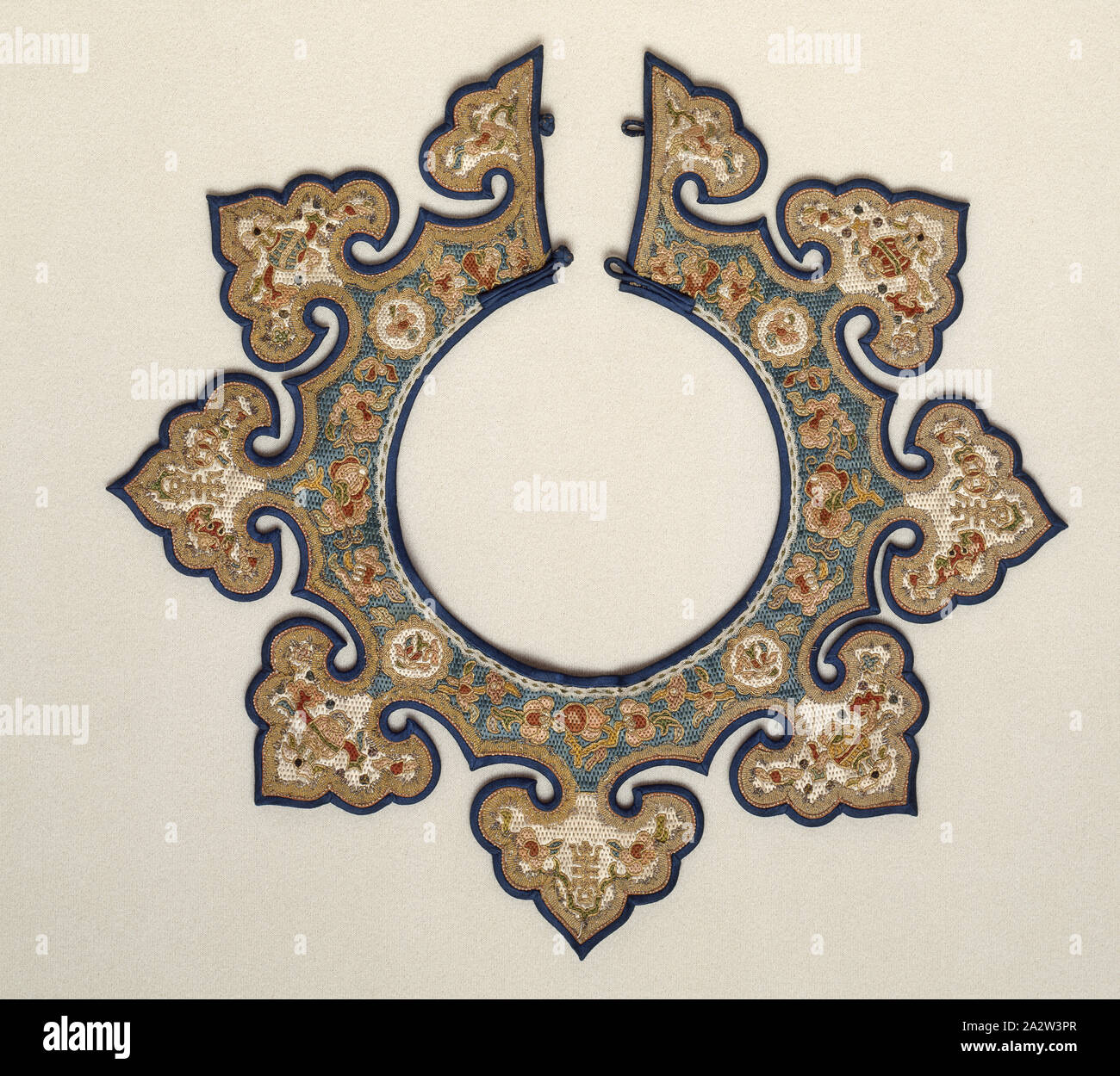 cloud collar, 19th century, silk and gilt paper, Textile and Fashion ...