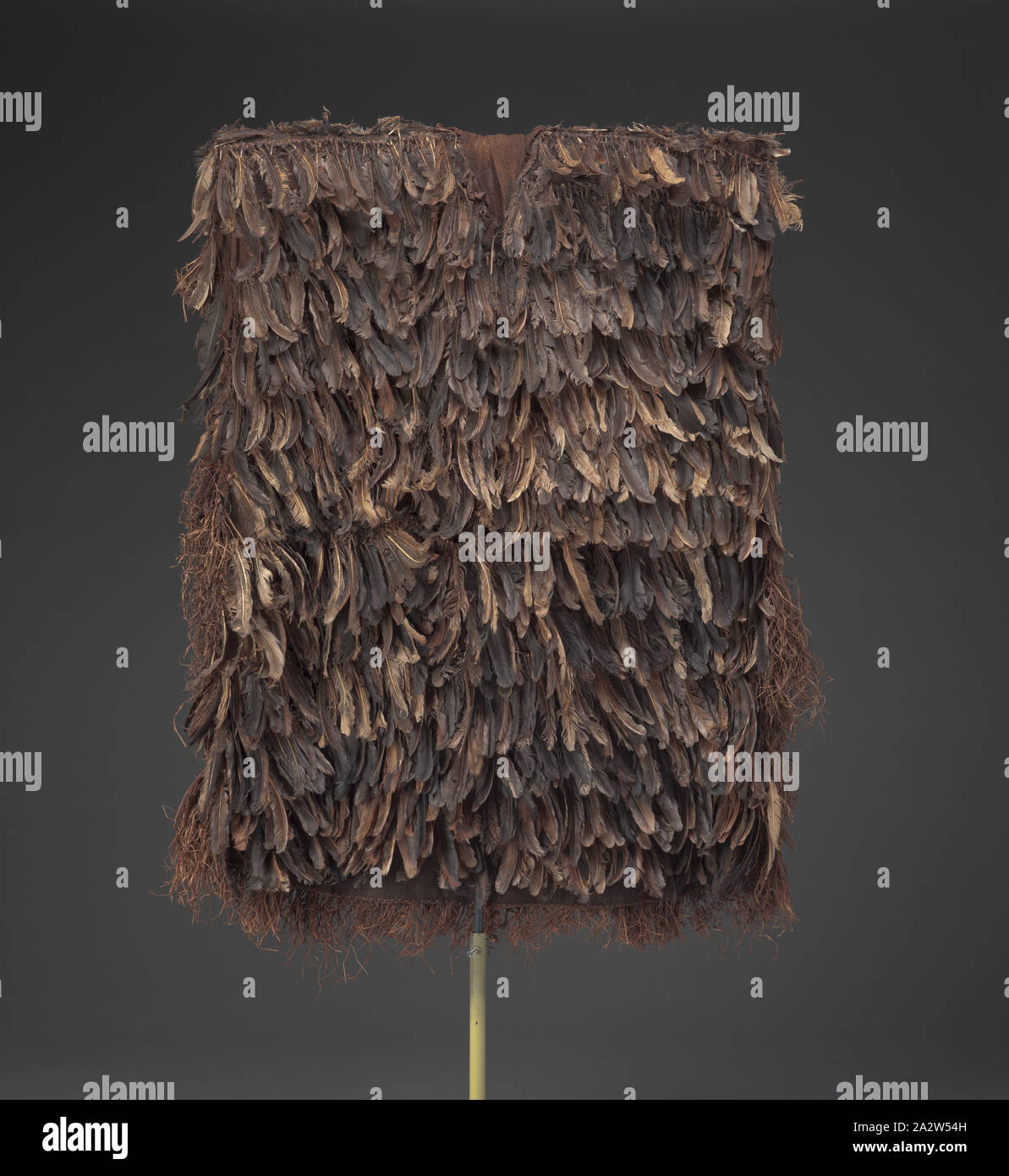man's ceremonial tunic, Oku people, mid-20th century, feathers, raffia ...