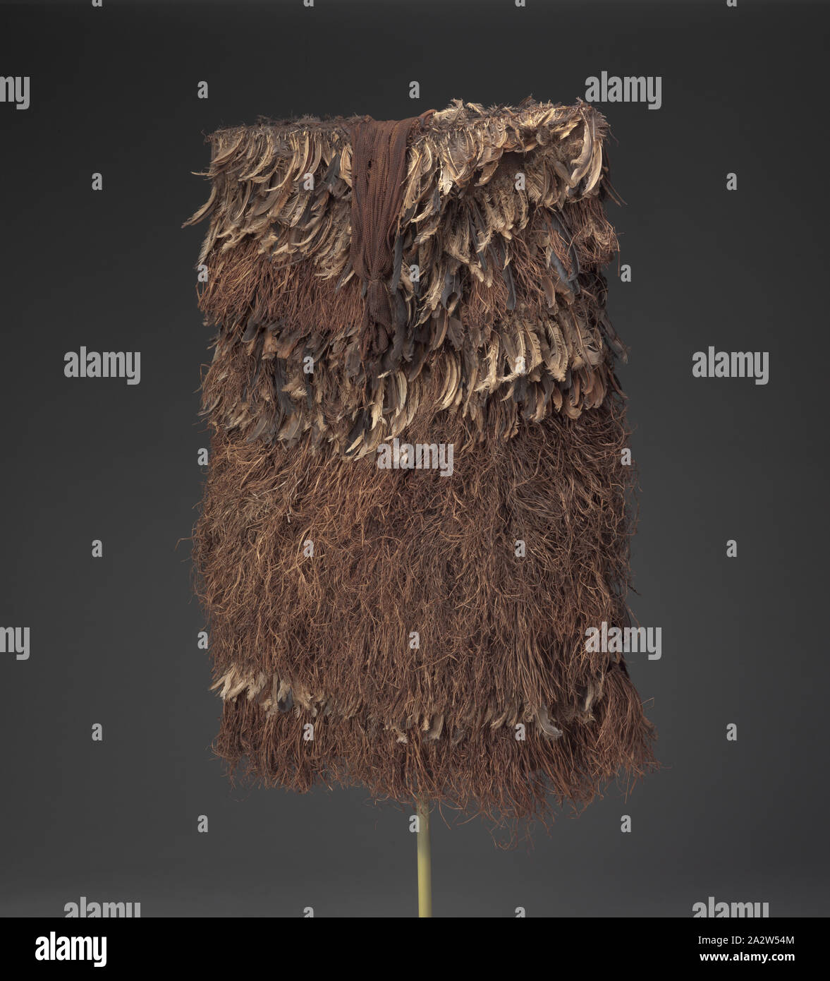 man's ceremonial tunic, Oku people, mid-20th century, feathers, raffia ...