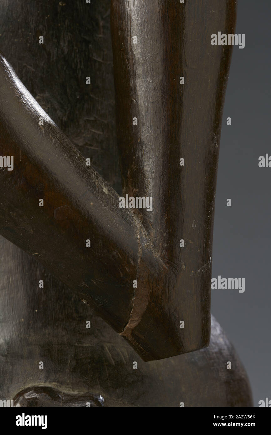 figure of chief, Chokwe people, late 19th - early 20th century, wood ...