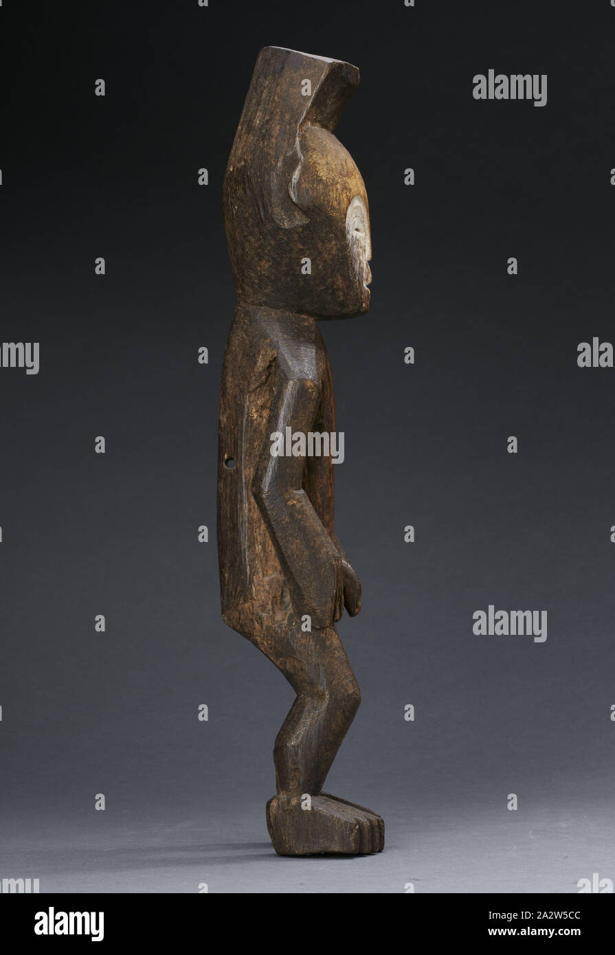 male figure for Lilwa Association, Mbole people, 20th century, wood ...
