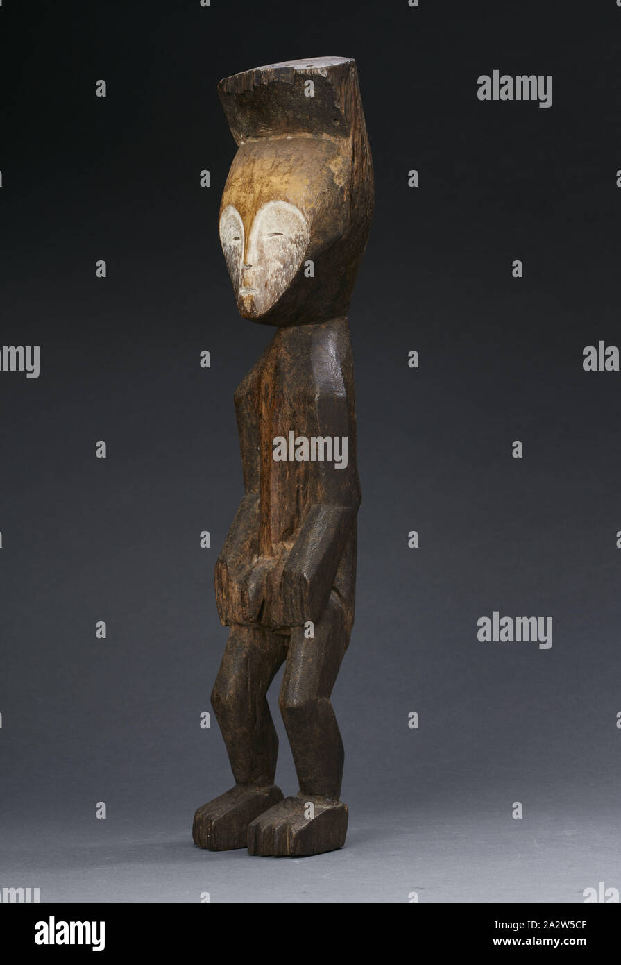 male figure for Lilwa Association, Mbole people, 20th century, wood ...