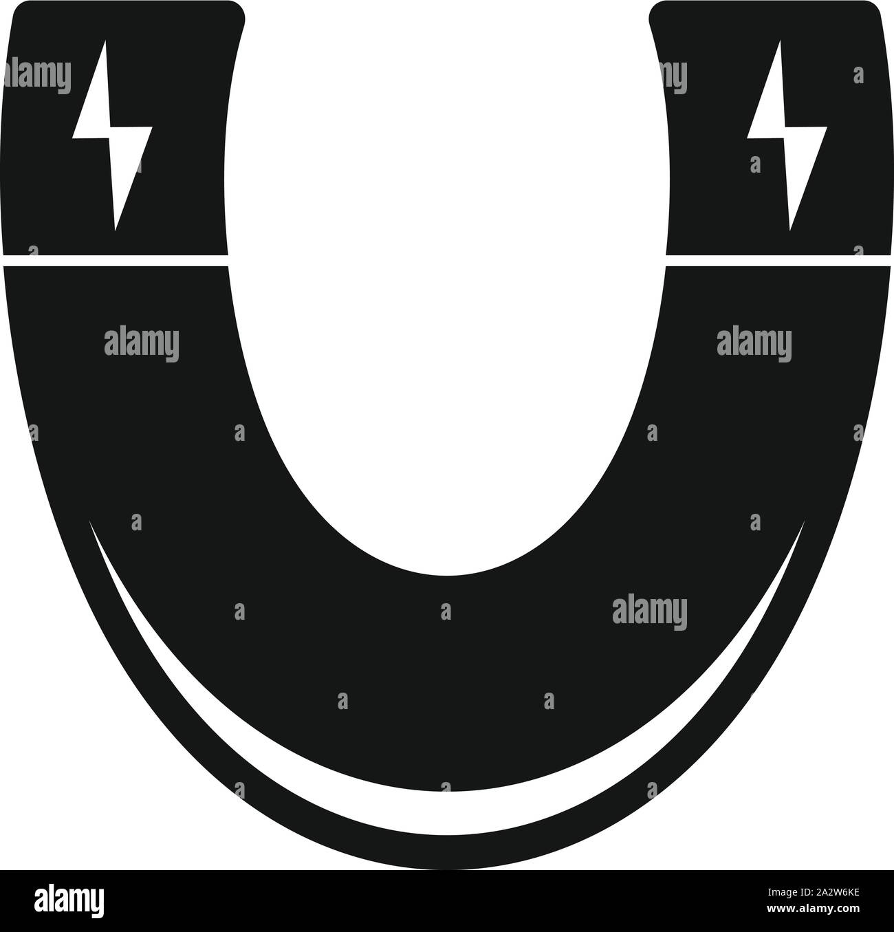 Magnet icon. Simple illustration of magnet vector icon for web design ...