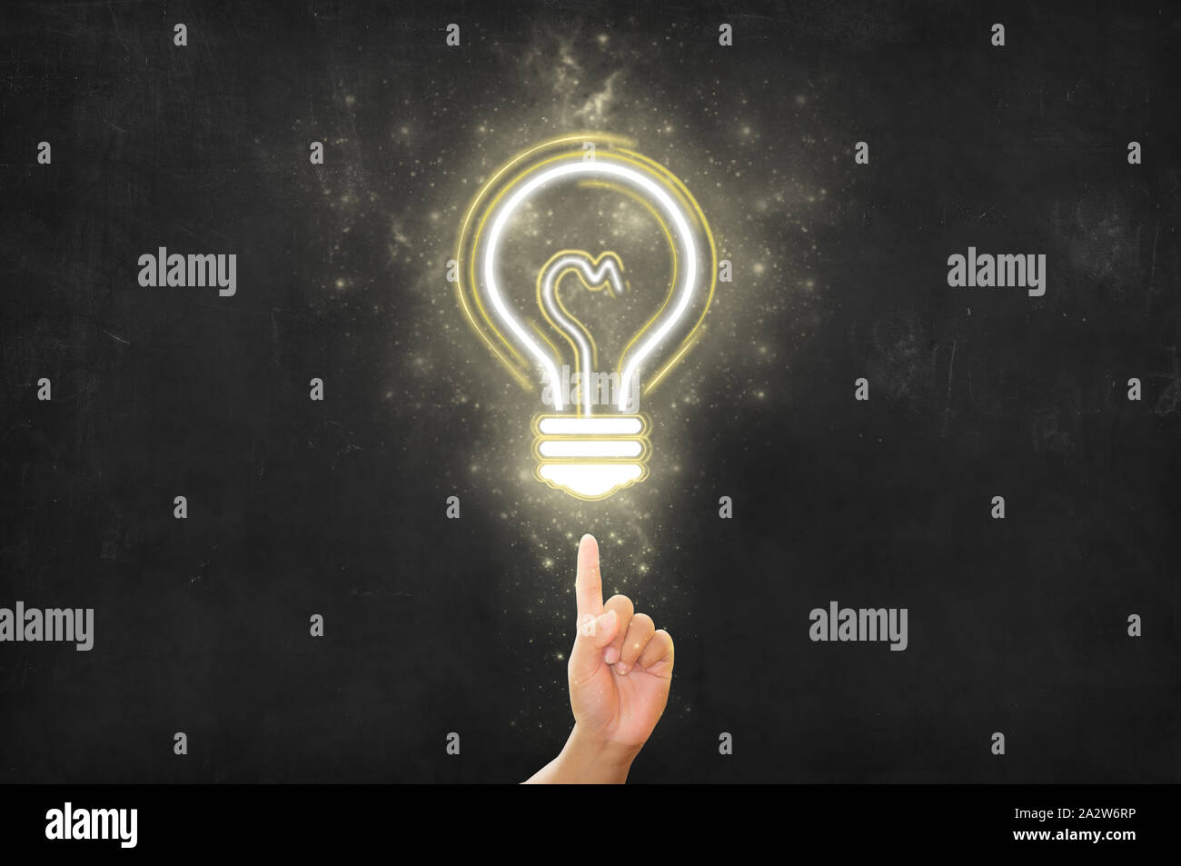 Finger pointing bright light hi-res stock photography and images - Alamy