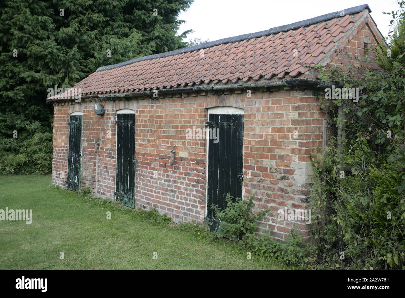 Trio of Outbuildings on Georgian Manor Estate Grounds Stock Photo - Alamy