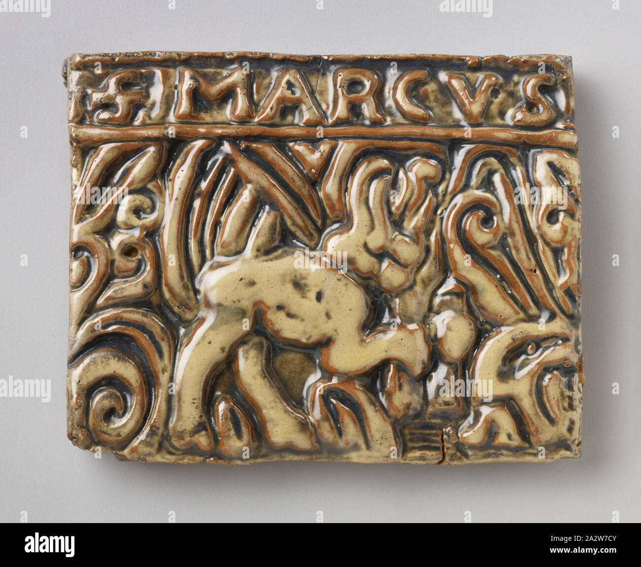 tile, Moravian Pottery and Tile Works, Manufacturer (American), made ...