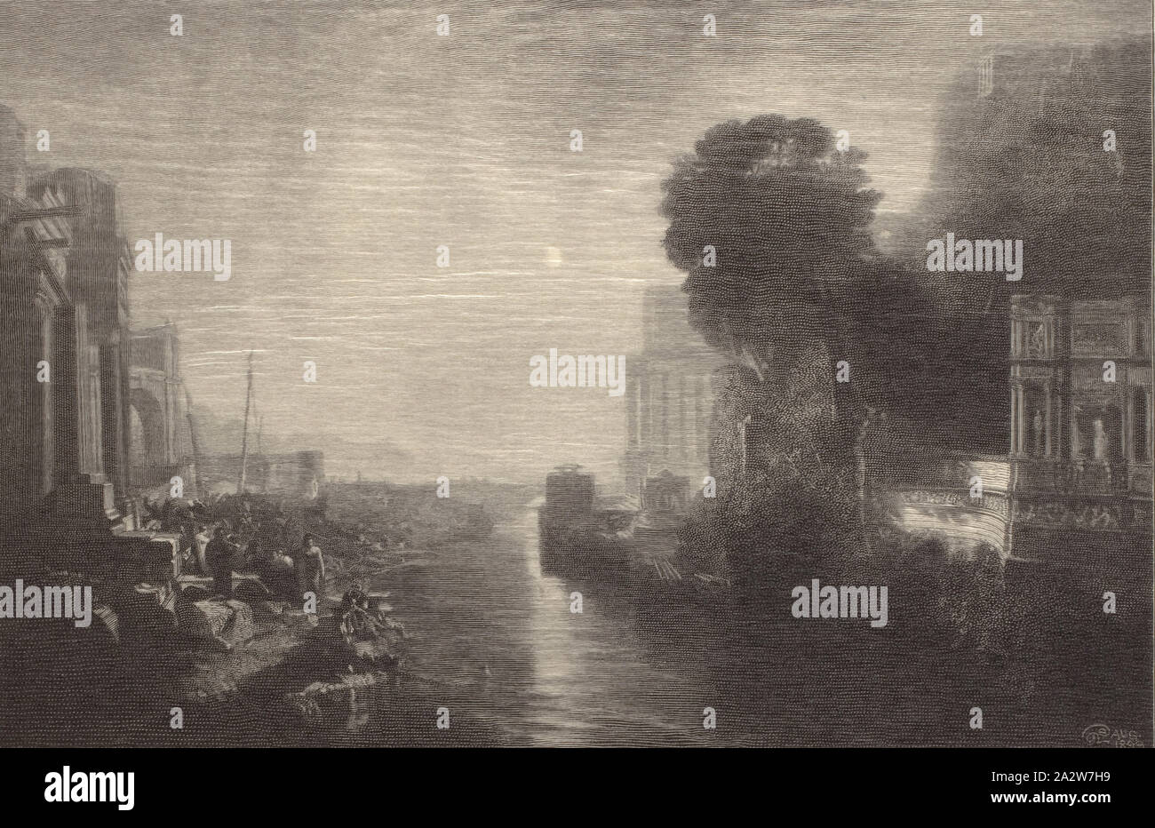 Dido Building Carthage, Timothy Cole (American, 1852-1931), After ...