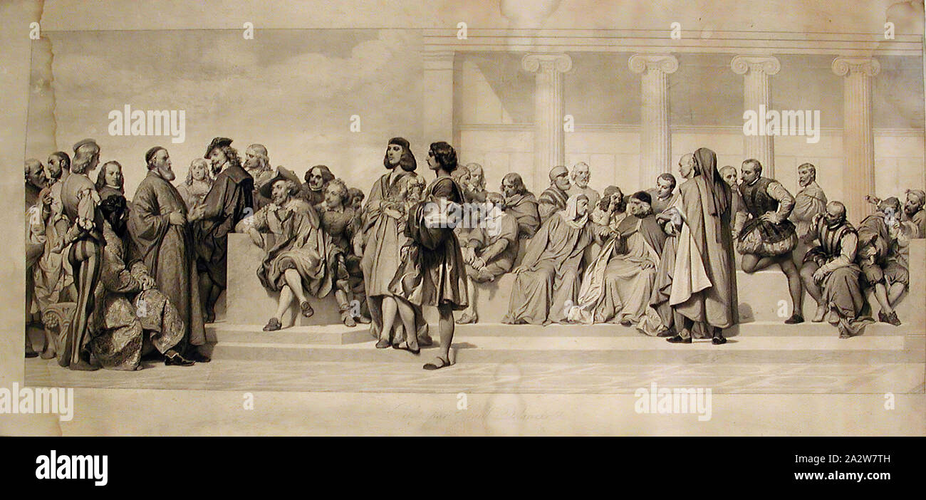 L'Hemicycle du Palais des Beaux-Arts (III), Louis Pierre Henriquel ...