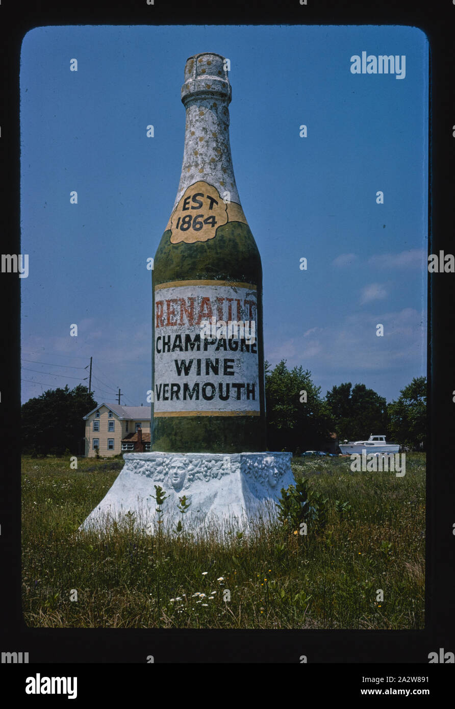 Renault Champagne sign, New Gretna, New Jersey Stock Photo - Alamy
