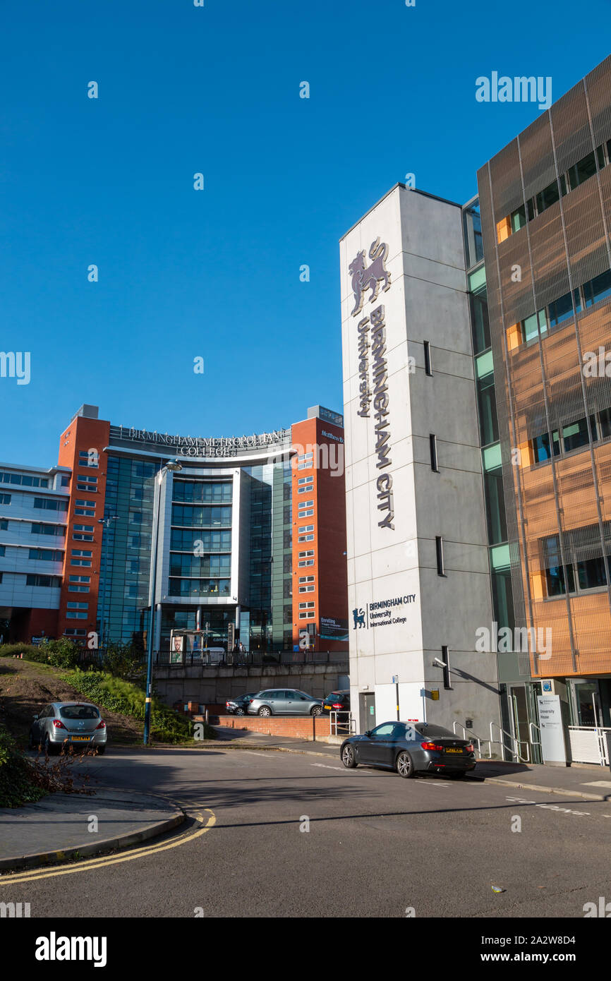 Birmingham City University building, Birmingham, UK 2019 Stock Photo ...